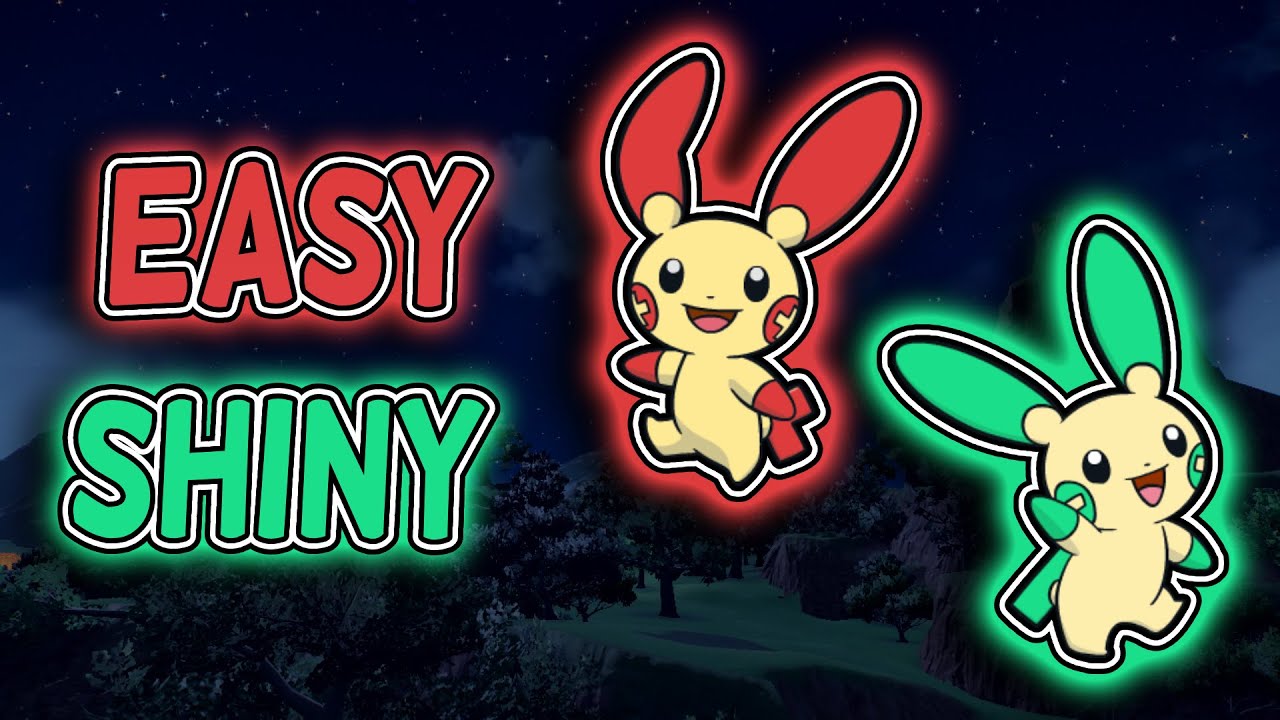 FASTEST Way To Get SHINY MINUN And PLUSLE In Pokemon Scarlet And Violet ...