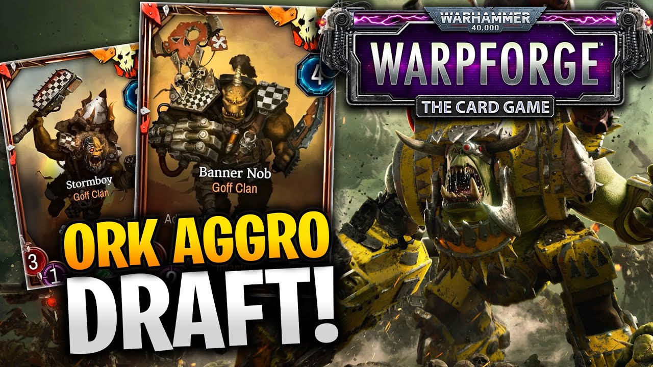 AGGRO ORK DRAFT! Krumpin' Eldar - Warhammer 40k: Warpforge Gameplay ...