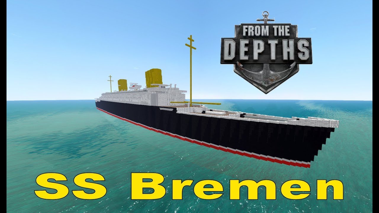 From the Depths! Sinking the SS Bremen (Minecraft Design) - YouTube