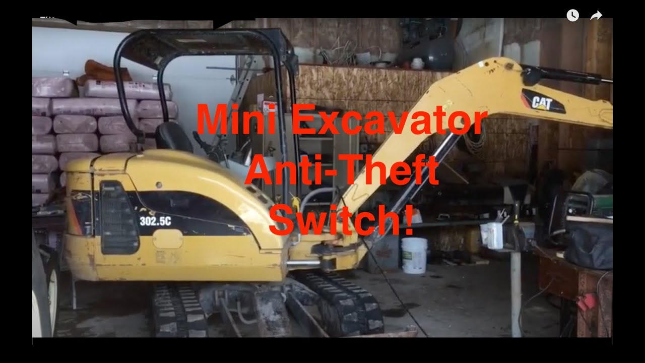 Excavator Safety Switch, anti theift device! - YouTube