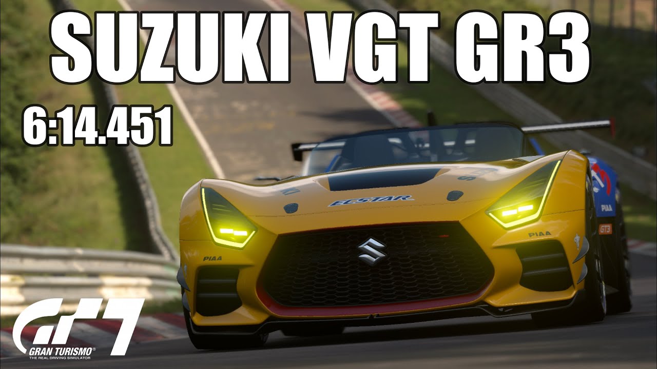 GRAN TURISMO 7 SUZUKI GT3 [GR3] VGT | FULLY MAXED | NORDSCHLEIFE HOTLAP ...