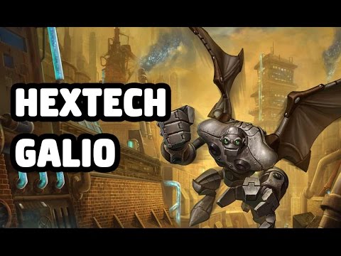 HEXTECH GALIO SKIN SPOTLIGHT - LEAGUE OF LEGENDS - YouTube
