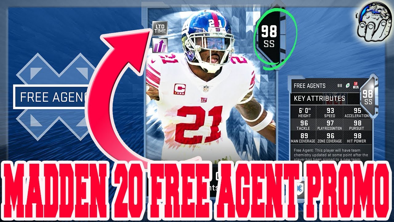 FREE AGENCY MADDEN 20 PROMO! WHO ARE THE TOP FREE AGENTS? [MADDEN 20 ...