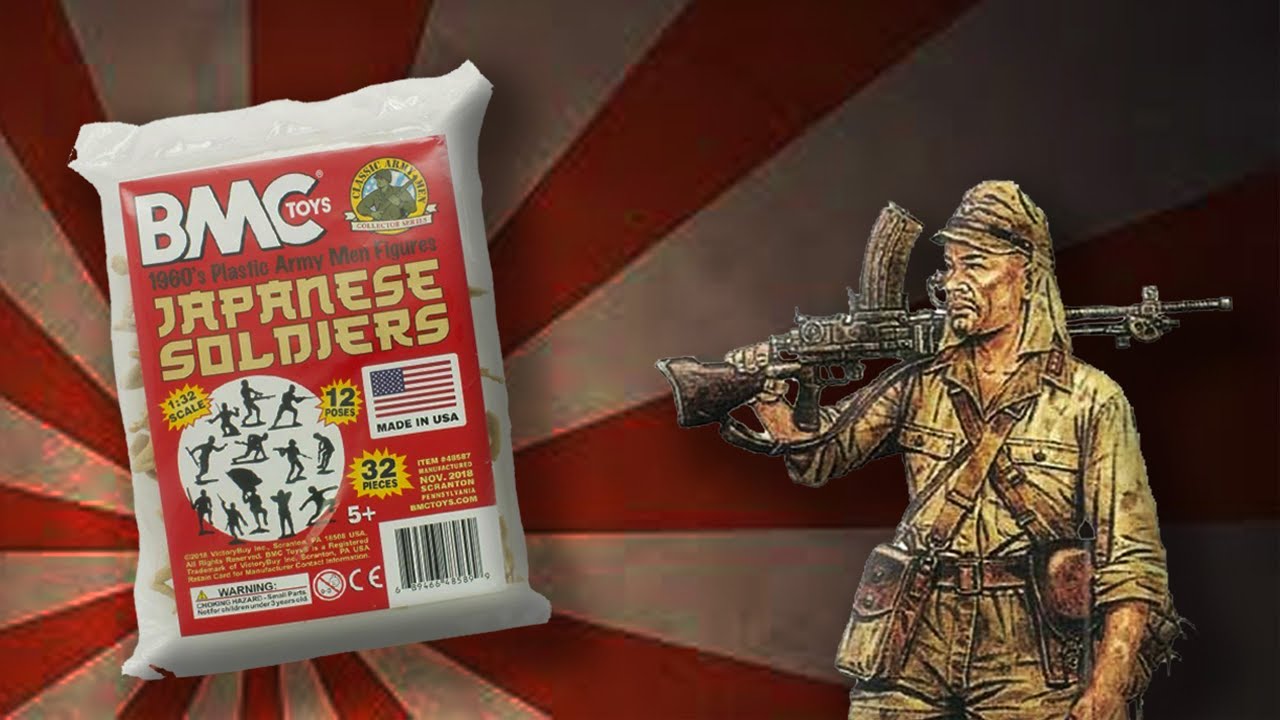 Japanese WW2 Infantry Soldiers || BMC 1/32 Classic Army Man Set Review ...