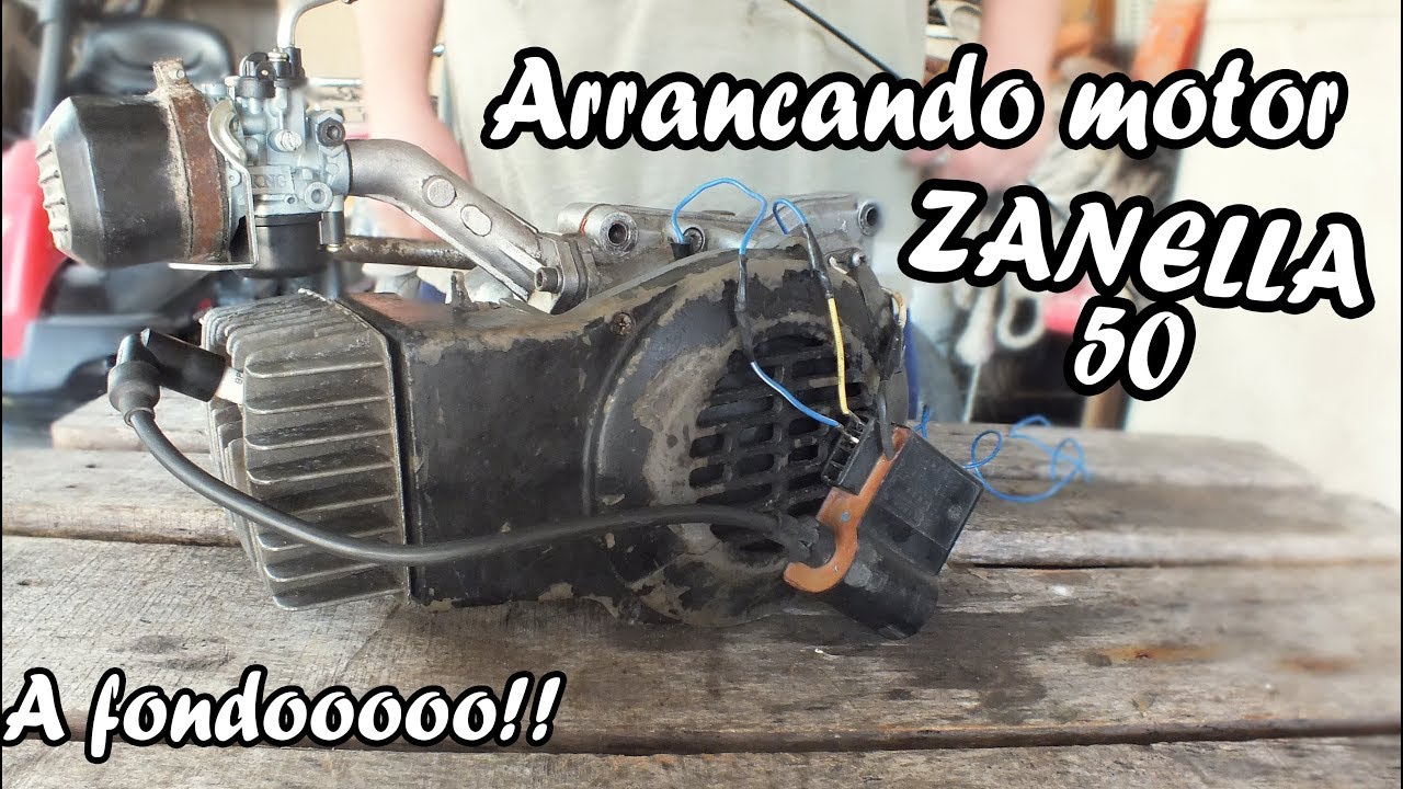 Arrancando motor de ZANELLA 50 - Oiled Team - YouTube