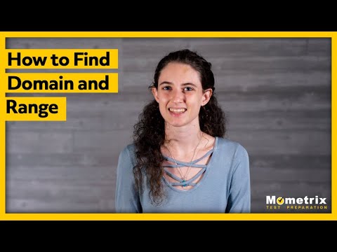 How to Find Domain and Range - YouTube