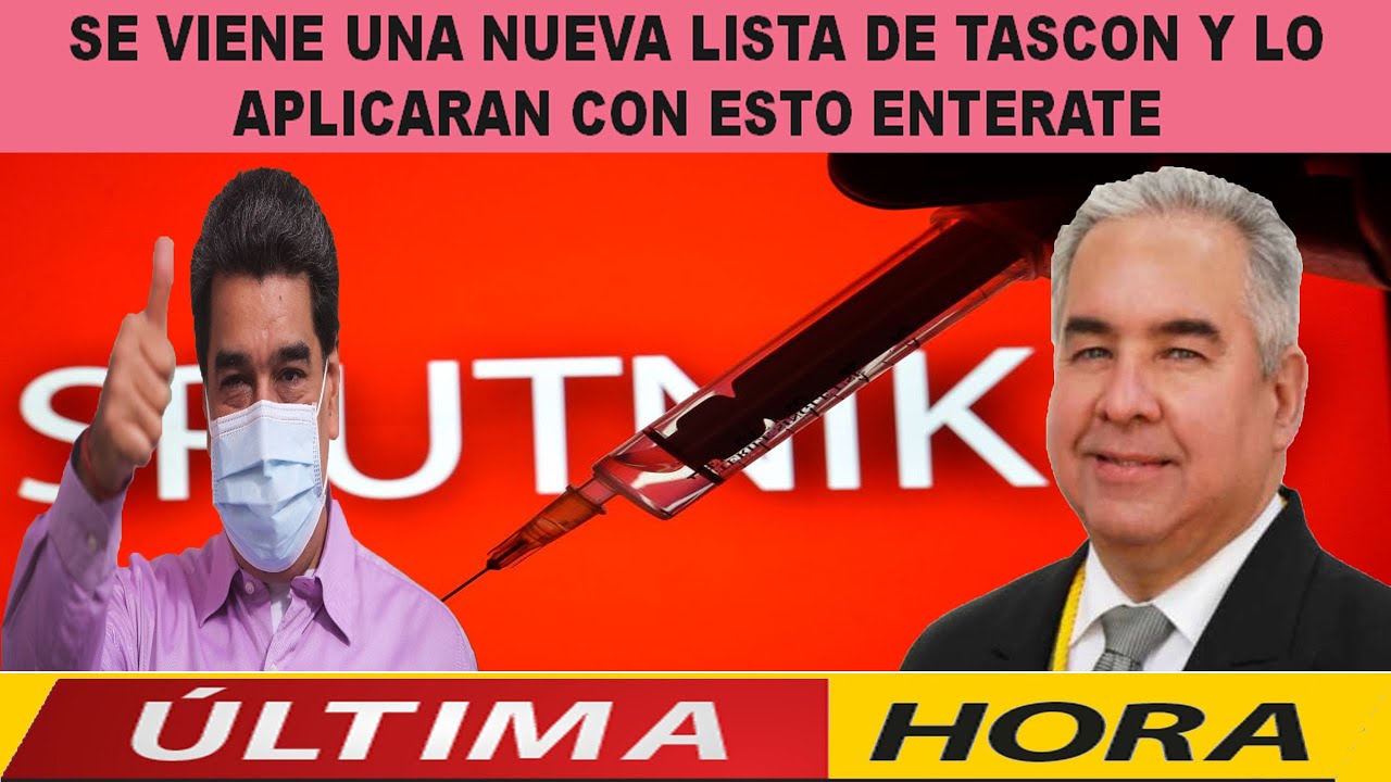 🤔🤐🤔 SE VIENE UNA NUEVA LISTA DE TASCON Y LO APLICARAN CON ESTO ENTERATE ...