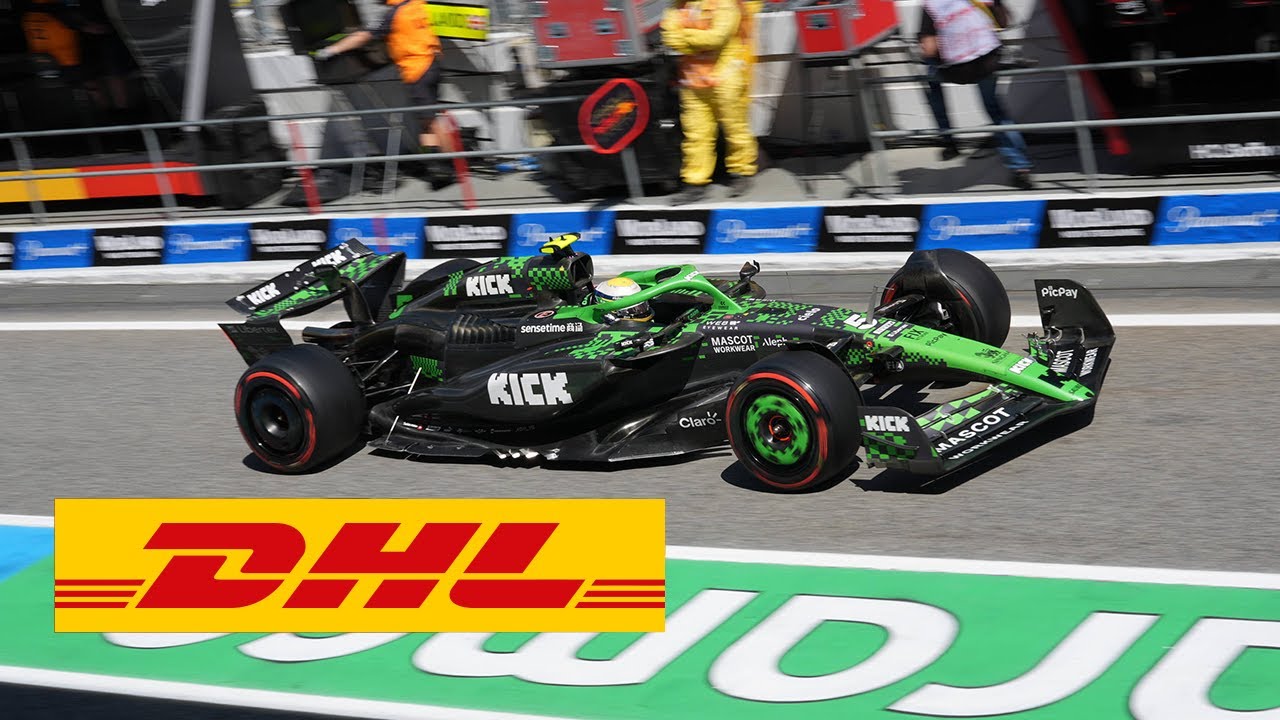 DHL Fastest Pit Stop Award: 2025 Spanish GP (Sauber / Gabriel Bortoleto ...