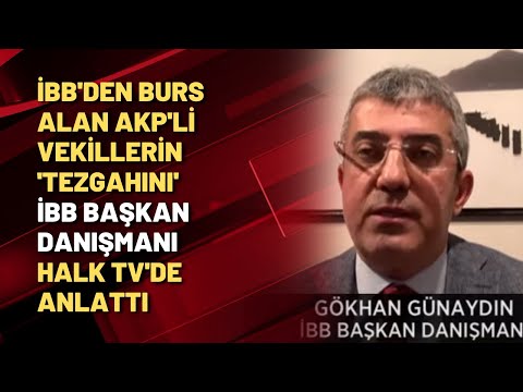 İBB'den burs alan AKP'li vekillerin 'tezgahını' İBB Başkan Danışmanı Halk TV'de anlattı