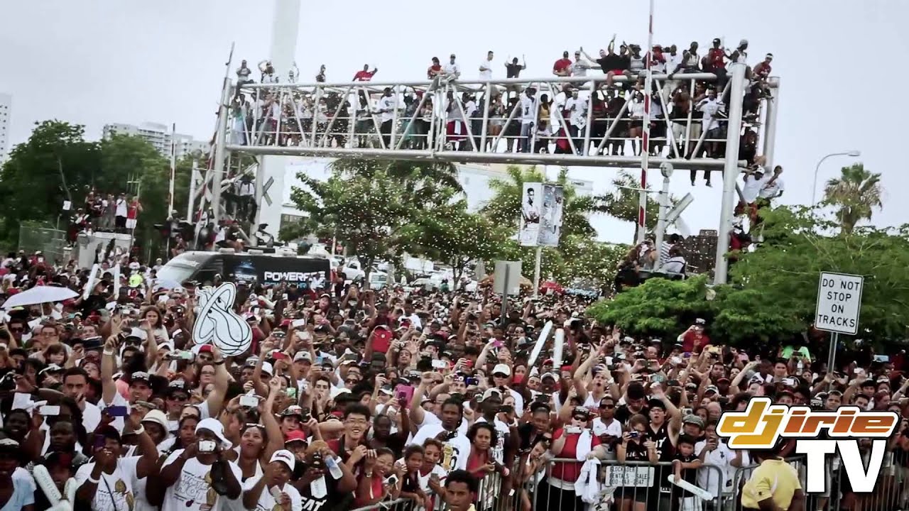 Miami HEAT 2013 NBA Championship Parade with DJ Irie - Miami, FL - YouTube