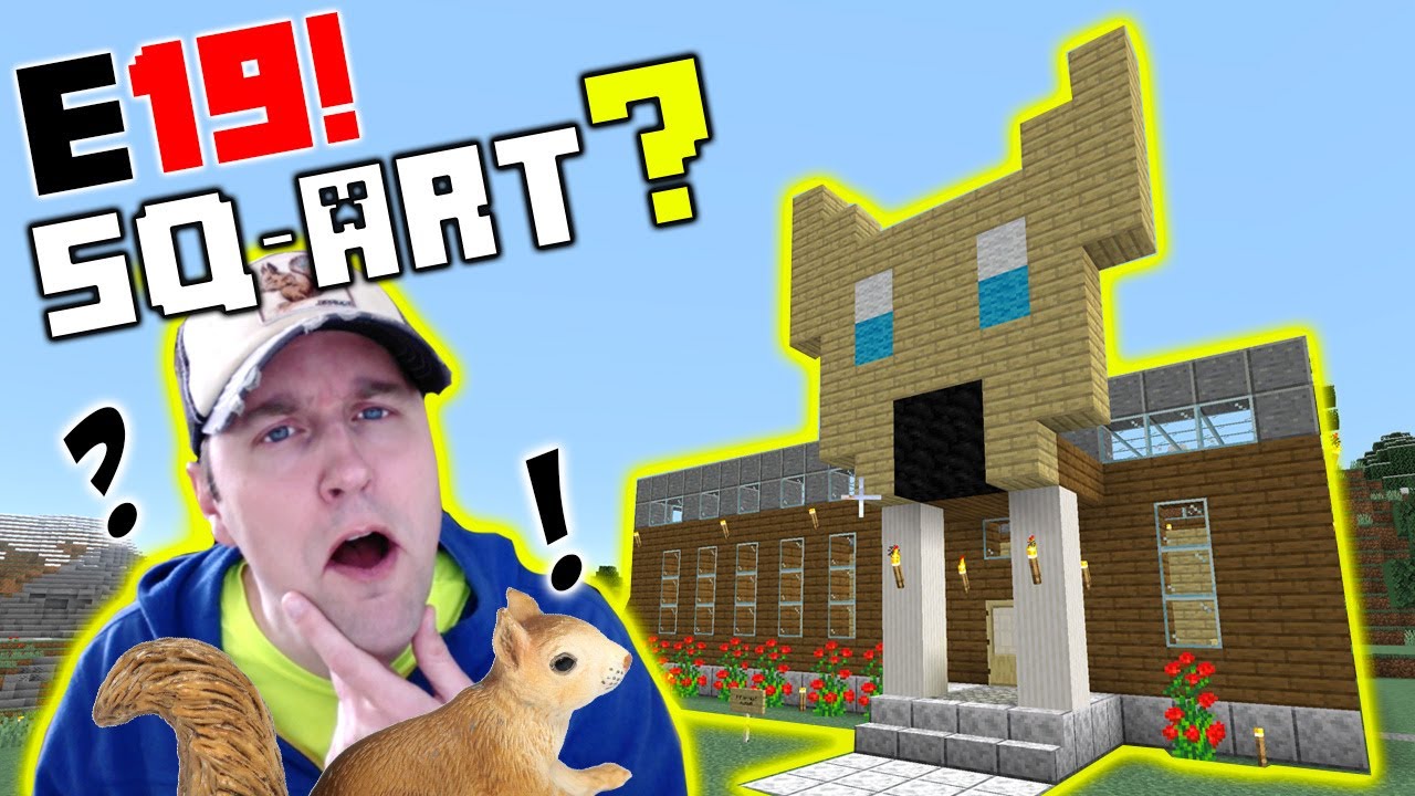 Squirrel Stampede Plays Minecraft Episode 19 The Art Museum! - YouTube