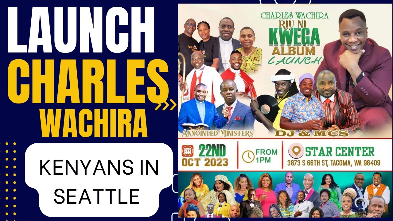 Kenyans in Seattle Washington show up for Charles Wachira Album launch ...
