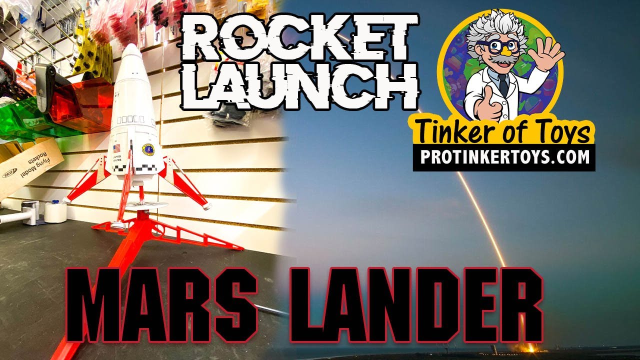 ProTinkerToys Presents! Launch of the mars lander - YouTube