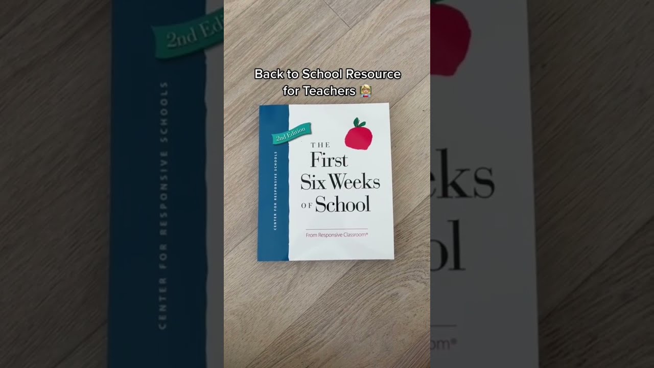 First Six Weeks of School with Responsive Classroom #shorts - YouTube