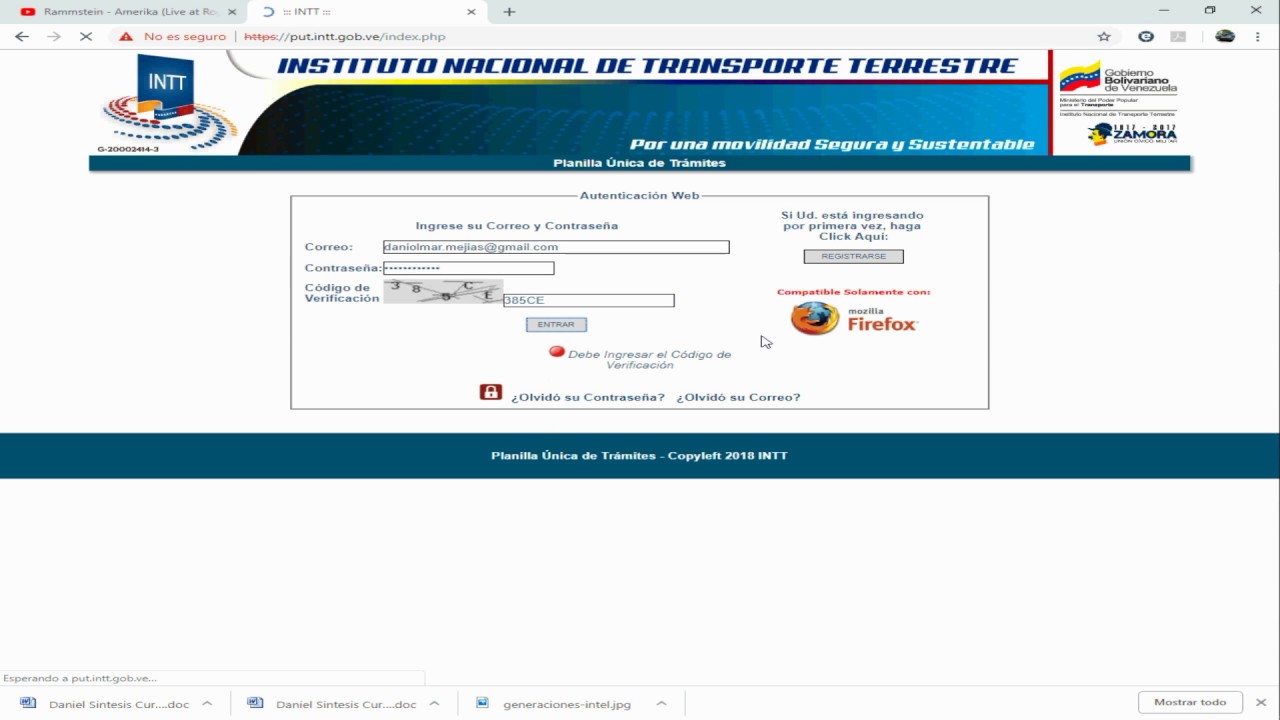CERTIFICACION PARA EFECTOS CONSULARES INTT - YouTube