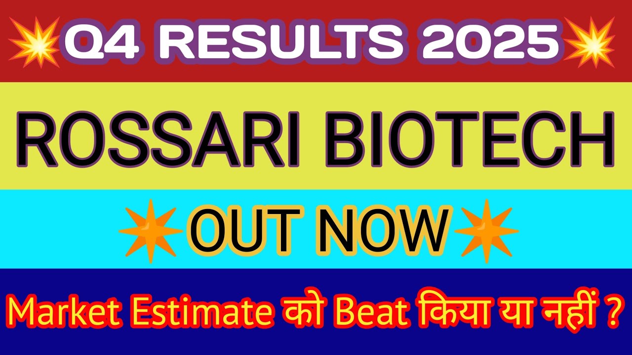 Rossari Biotech Q4 Results 🔴 Rossari Biotech Results 🔴 Rossari Biotech ...