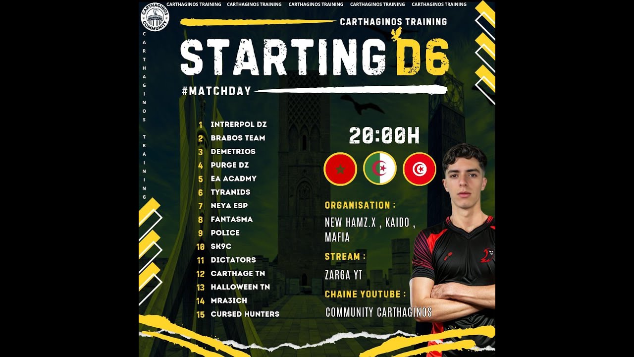 CARTHAGINOS TRAINING 🇹🇳 DAY4 - YouTube
