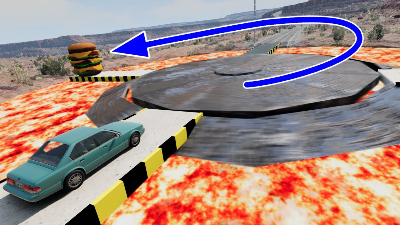 Cars VS Merrry-Go-Roundr 🥵 BeamNG.drive - YouTube