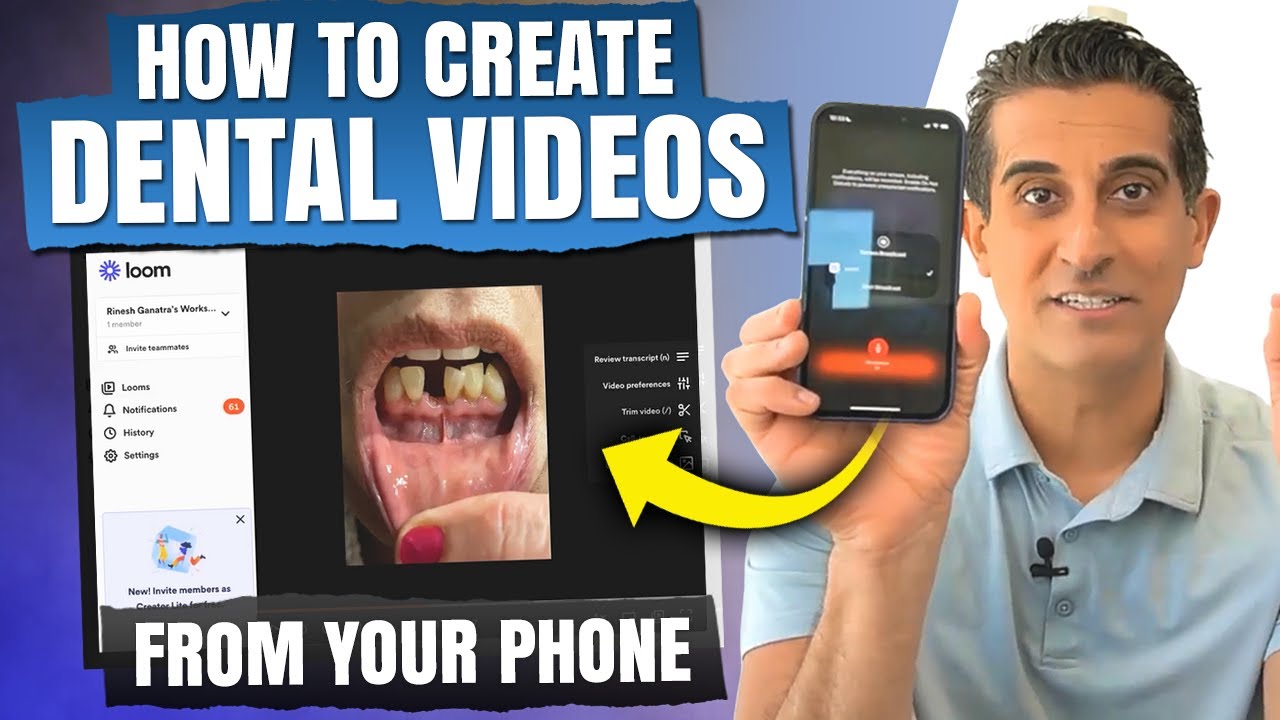 How To Create Dental Videos From Your Phone(Step By Step) - YouTube