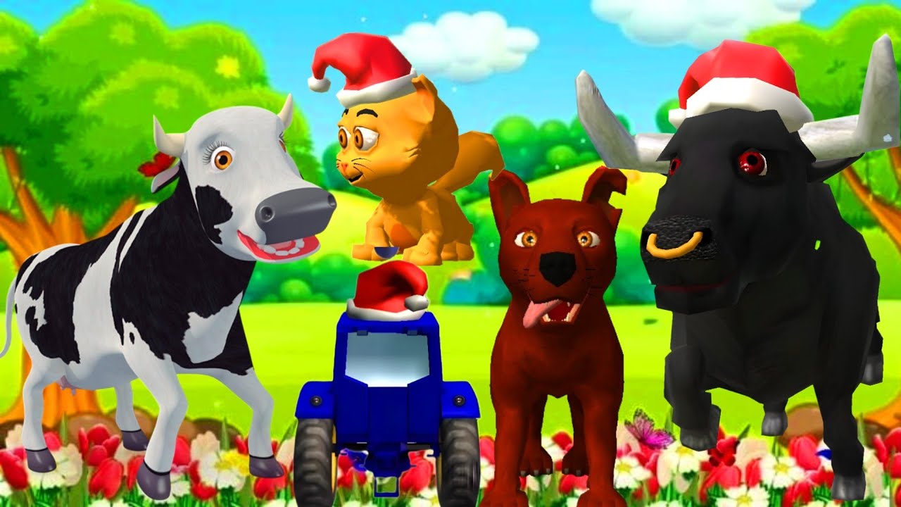 Toro Lolo y La Vaca Lola ‬- El tractor de la granja - LA GRANJA DE ...