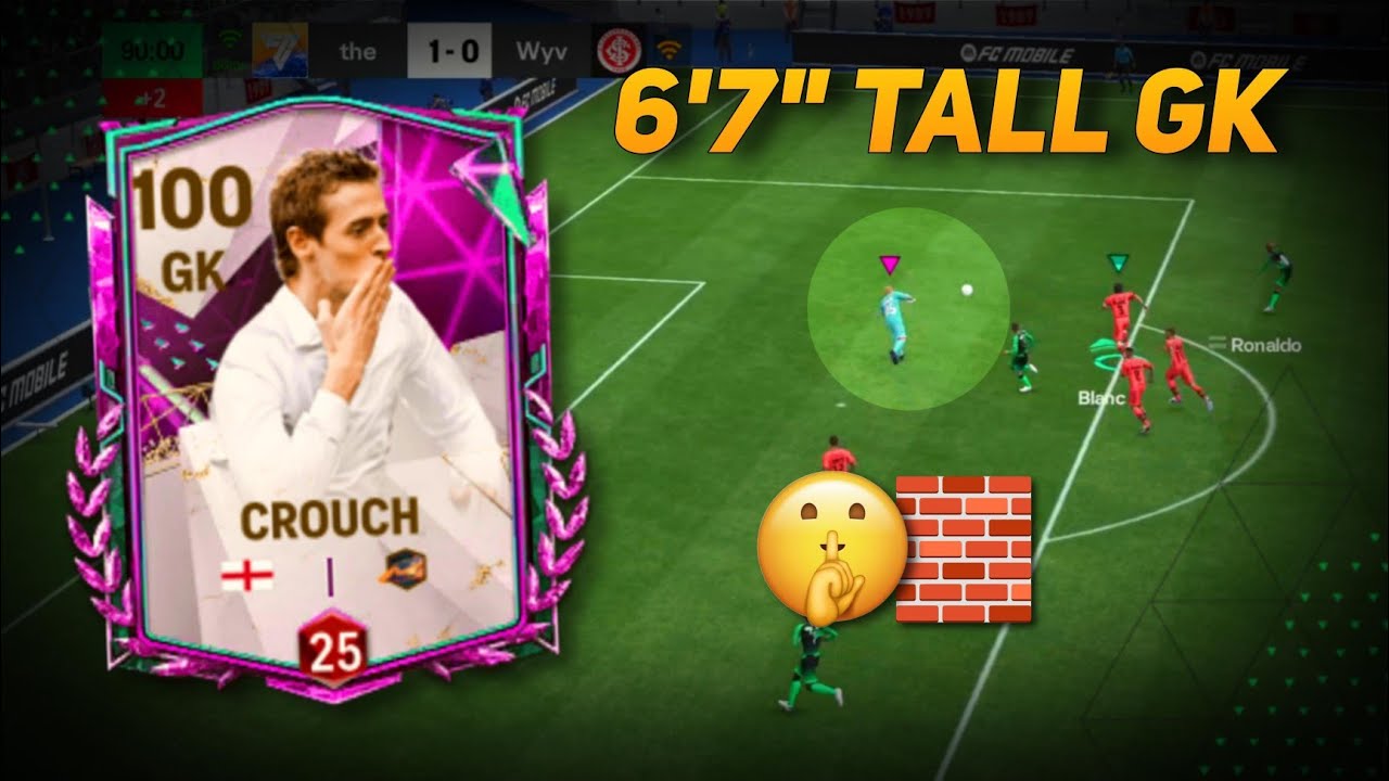 Shapeshifters Goalkeeper PETER CROUCH saves everything - FC Mobile ...