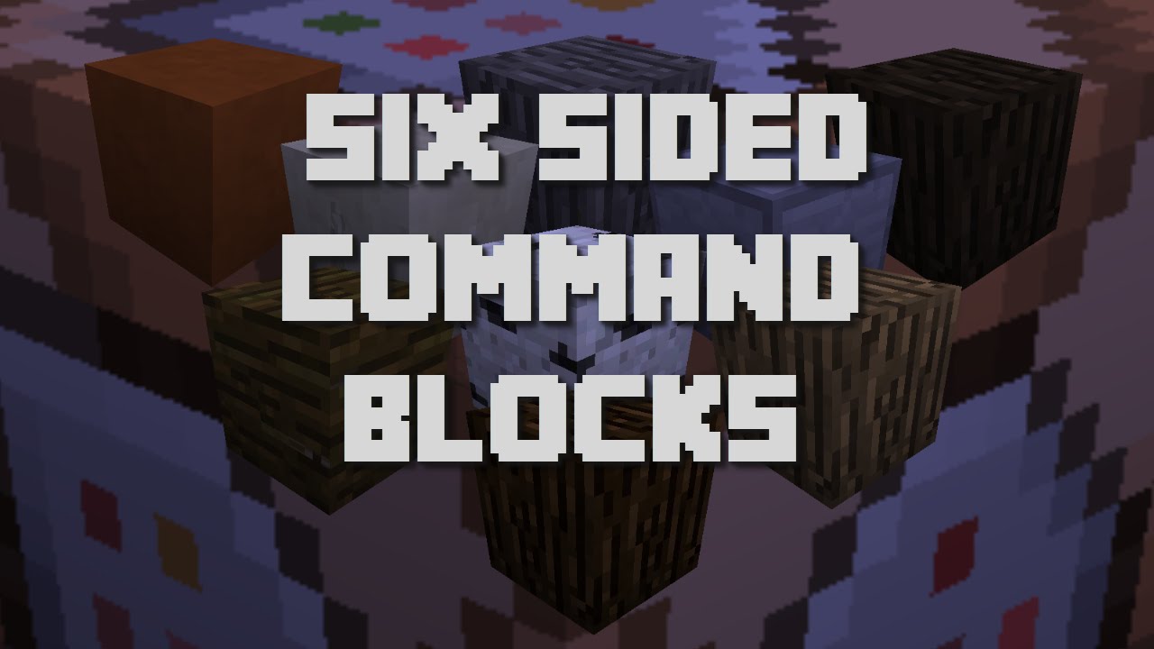 The Six Sided Blocks Of Minecraft! Place 6 Sided Blocks in 1.10 & 1.11 ...
