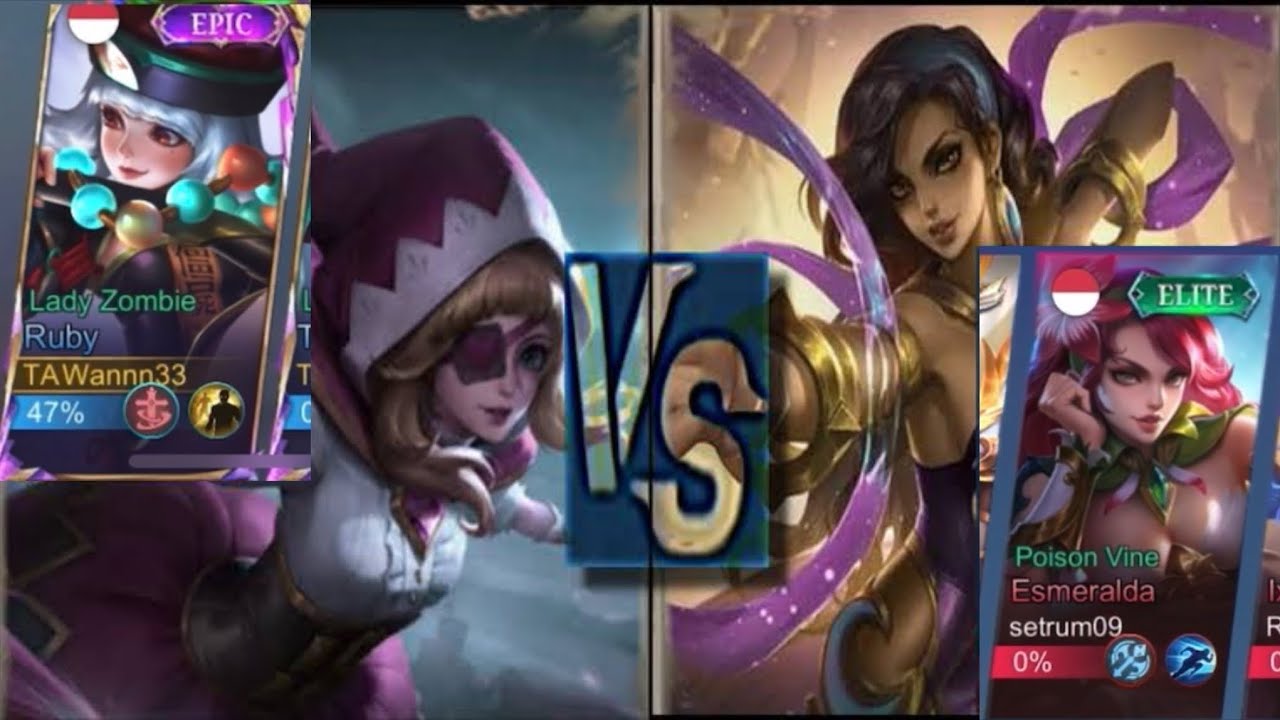 Gameplay Ruby Vs Esmeralda !!! MVP ??? - YouTube