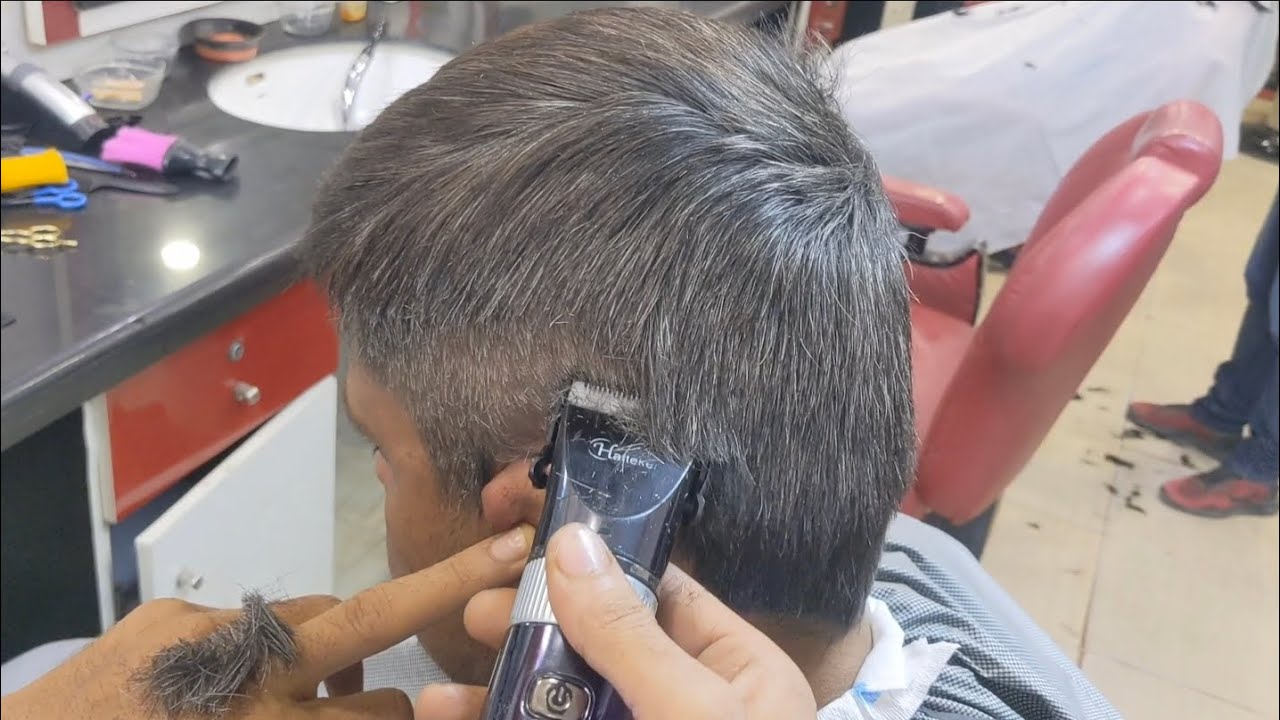 ASMR sloop Hair cutting for men #alrayaanhairstudio - YouTube