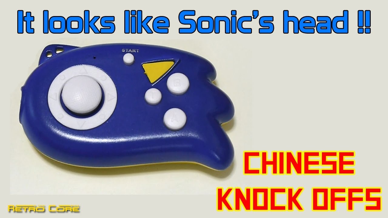 Chinese Knock Offs - Sonic's head game console & light? - YouTube