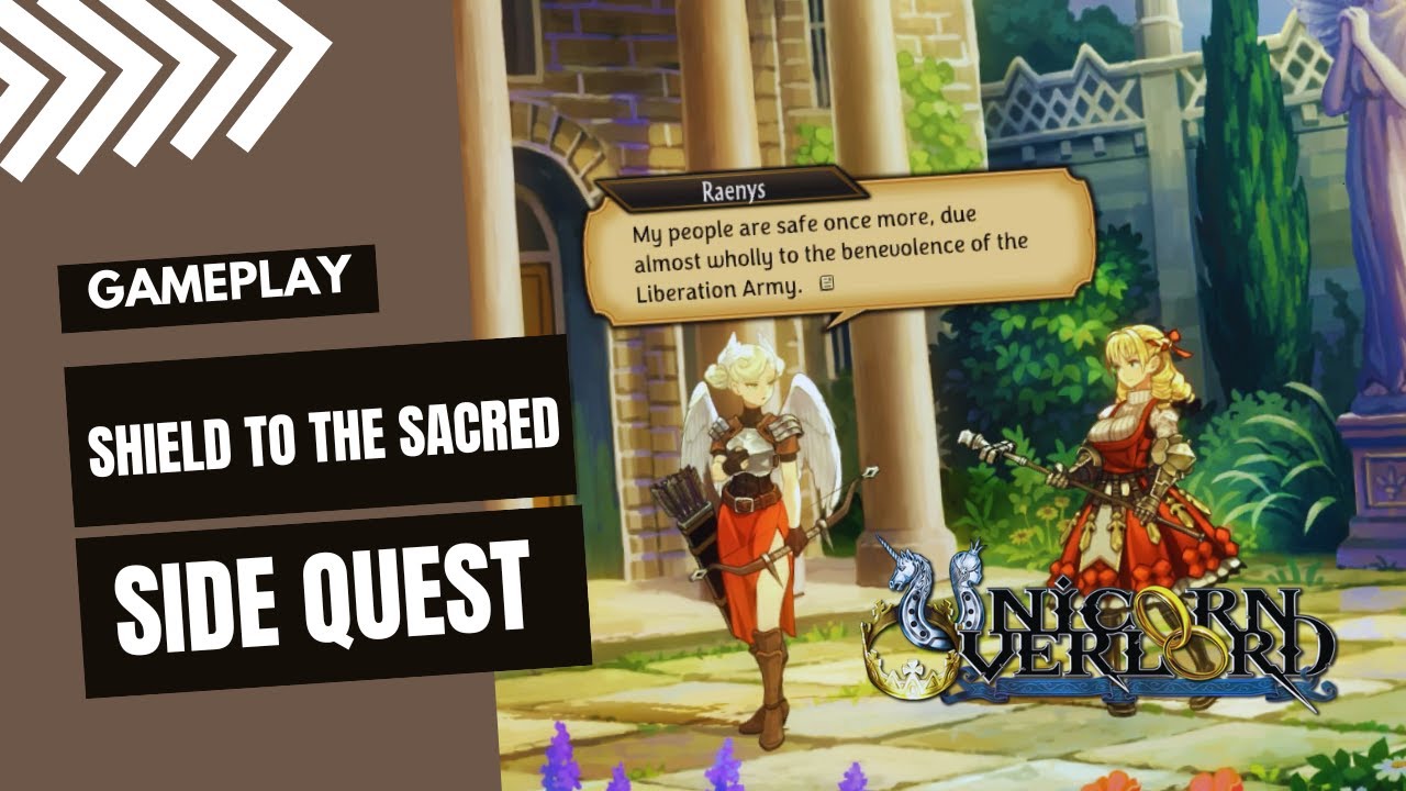 UNICORN OVERLORD SHIELD TO THE SACRED SIDE QUEST RECRUIT RAENYS ...