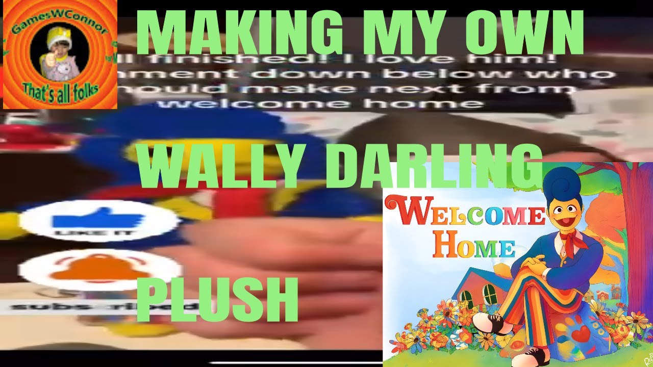 MAKING A WALLY FROM WELCOME HOME PLUSH - YouTube
