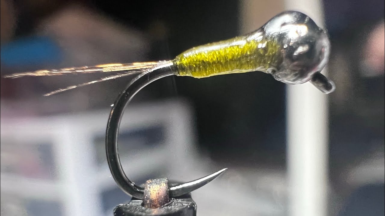 QUILL BODY NYMPH-FLY TYING-INTO THE JAWS - YouTube
