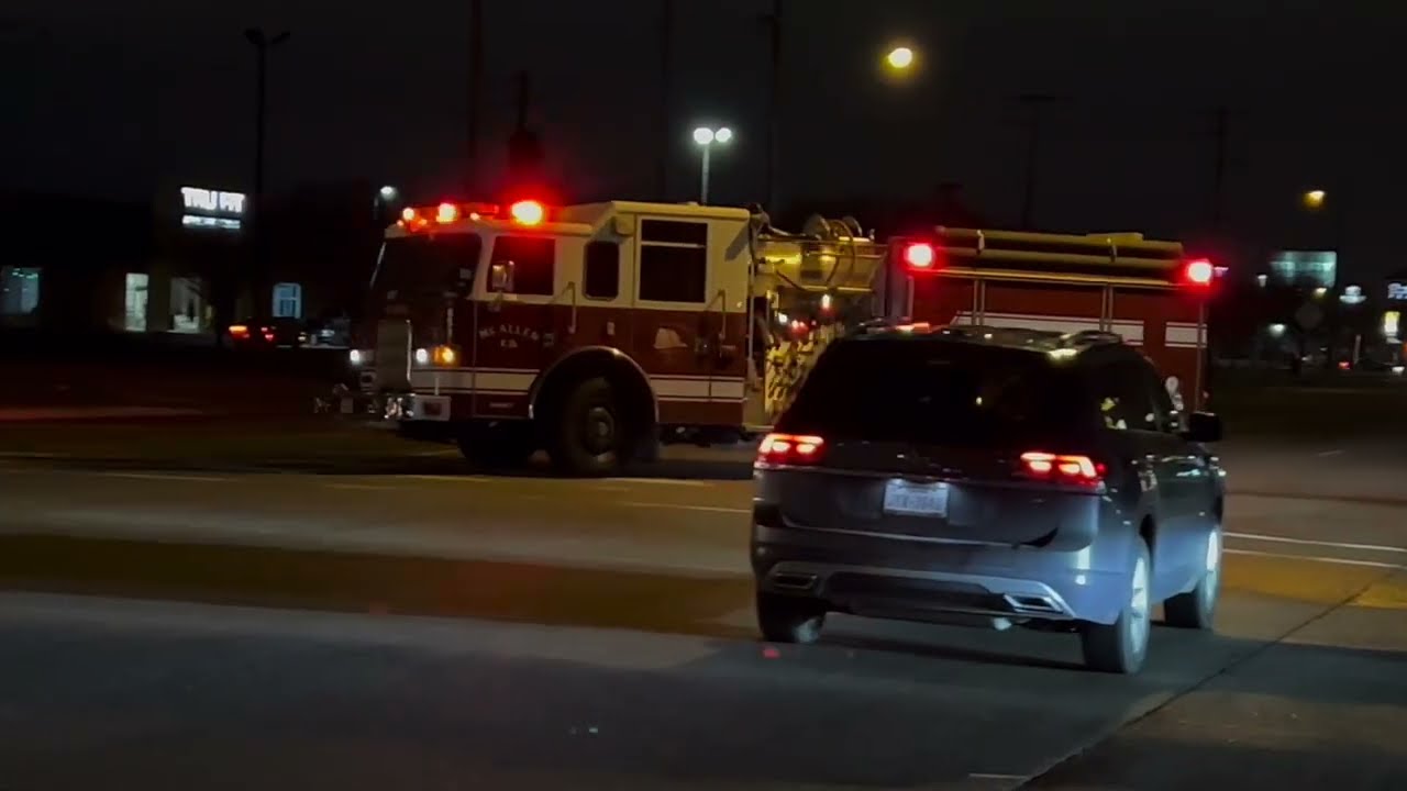 McAllen Fire Department Engine 5, Truck 5, McAllen PD x2, & Med-Care ...