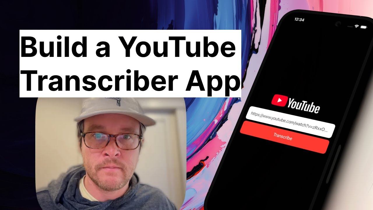 Build a YouTube Transcriber App in under 15min - YouTube