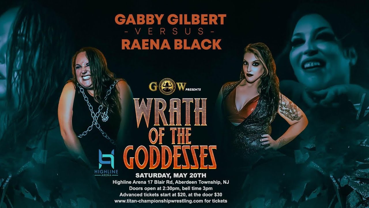 Goddess Of War Wrestling Raena Black Vs Gabby Gilbert - YouTube