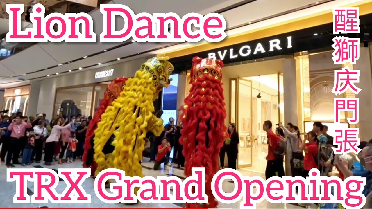 Roaring Grandeur:Lion Dance Spectacle at The Exchange TRX Grand Opening ...