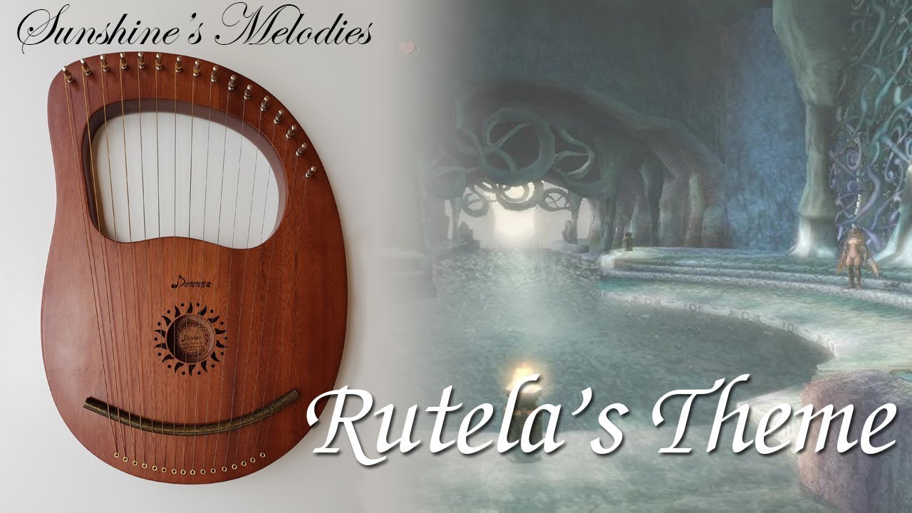 Rutela's Theme - The Legend of Zelda | Lyre Harp Tutorial (with notes ...
