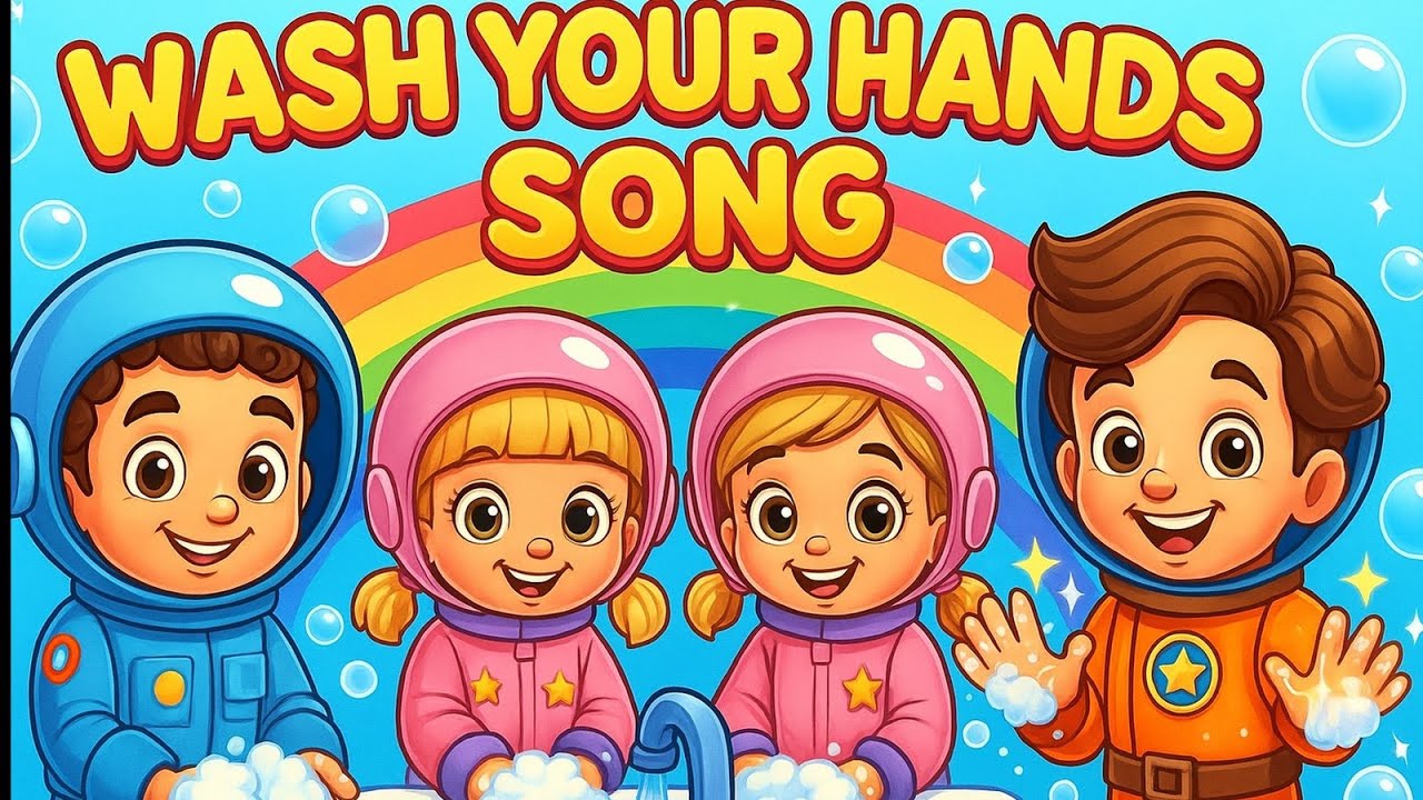 Wash Your Hands Song for Kids | Healthy Habits Nursery Rhyme ...