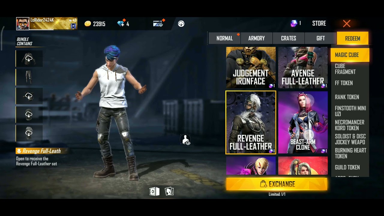 opening new full leather bundle in FF with magic cube #shorts # - YouTube