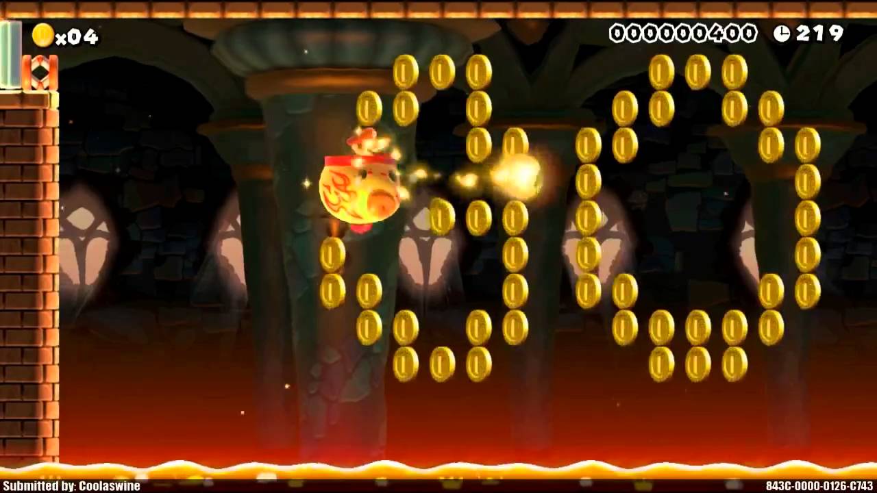 Super Mario Maker SHMUP level (1.30 update) - YouTube