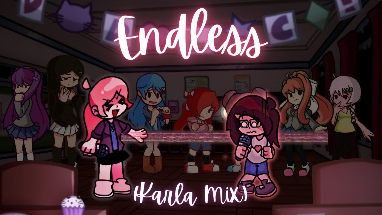 💅 Endless (Karla Mix) 🔫 | Doki Doki Extras V2 | Friday Night Funkin ...