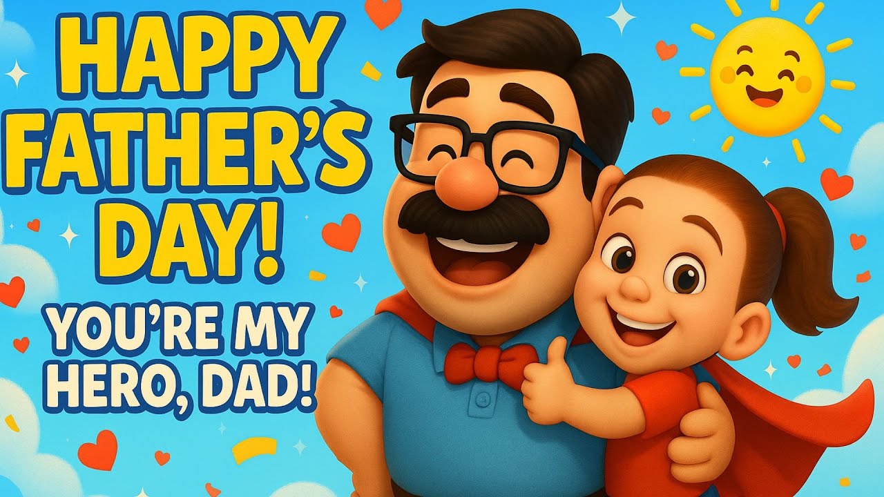 Happy Father’s Day Song for Kids 💙 | “Thank You Daddy!” | Best Dad ...