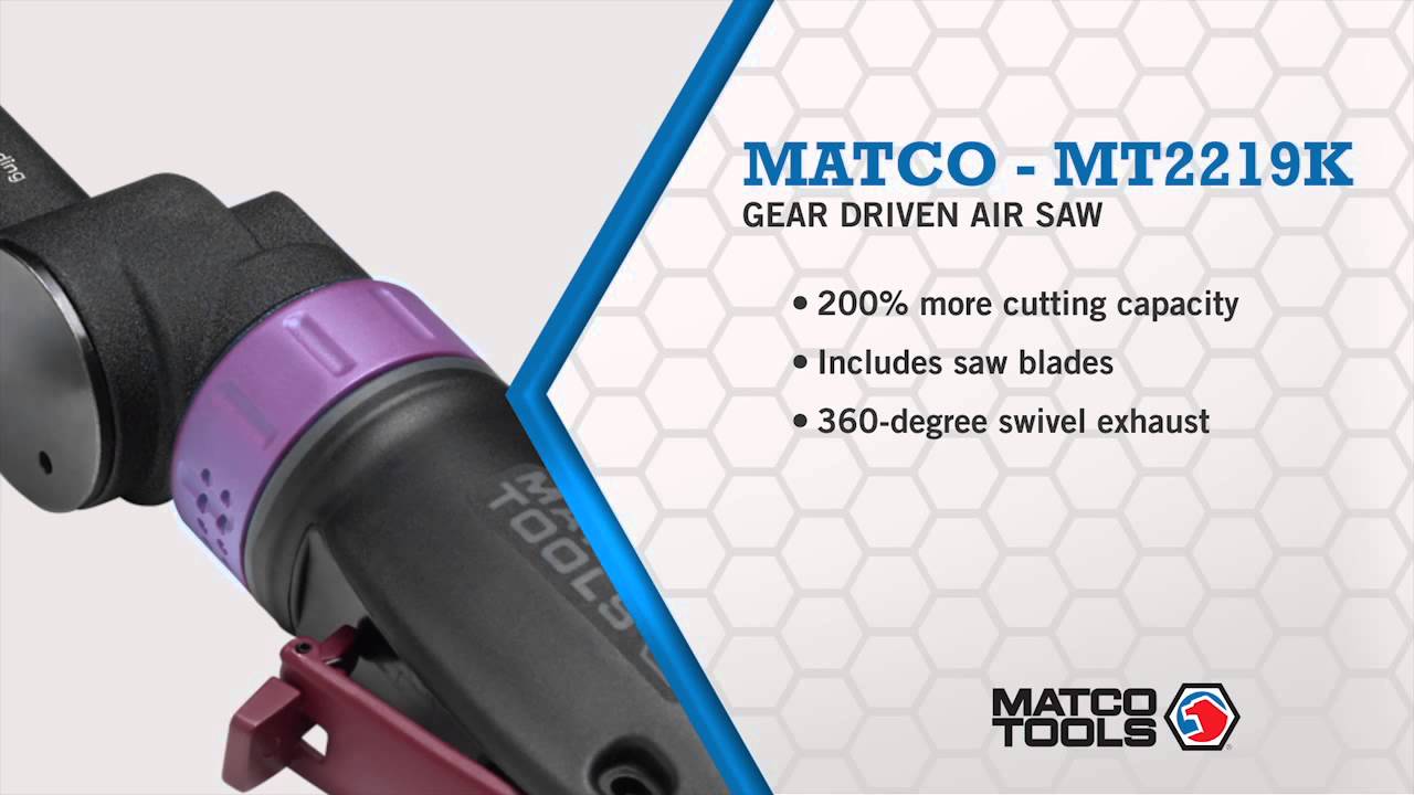 Gear Driven Air Saw (Matco Tools Item MT2219K) - YouTube