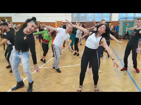 Sepideh & Rafael in workshop warmup @PZC2019 ~ Zouk Soul
