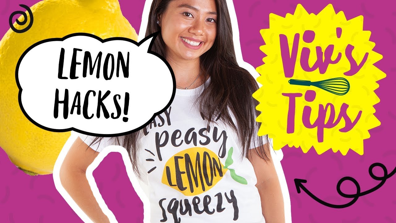 Amazing Lemon Hacks (Including GENIUS 🍋 Juicing Trick) | Viv’s Tips ...