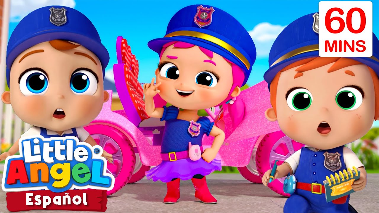 Jugamos A Ser Policias | Caricaturas | Canciones Infantiles🎵| Little ...