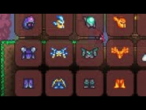 Terraria all Post MoonLord armor sets(classic mode) - YouTube