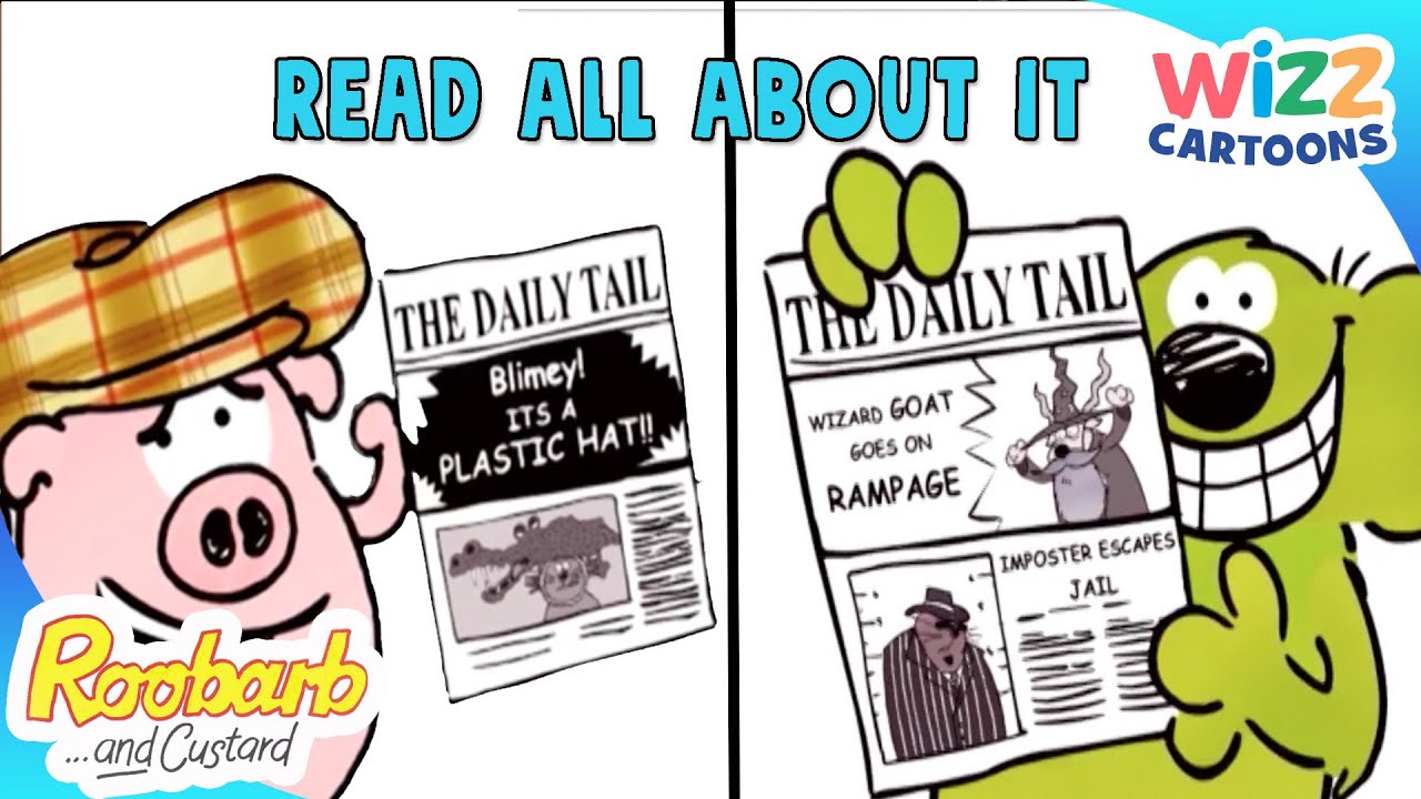 The Newspaper Hero! 🦸‍♀️| Roobarb and Custard | #FullEpisodes | #Heroes ...