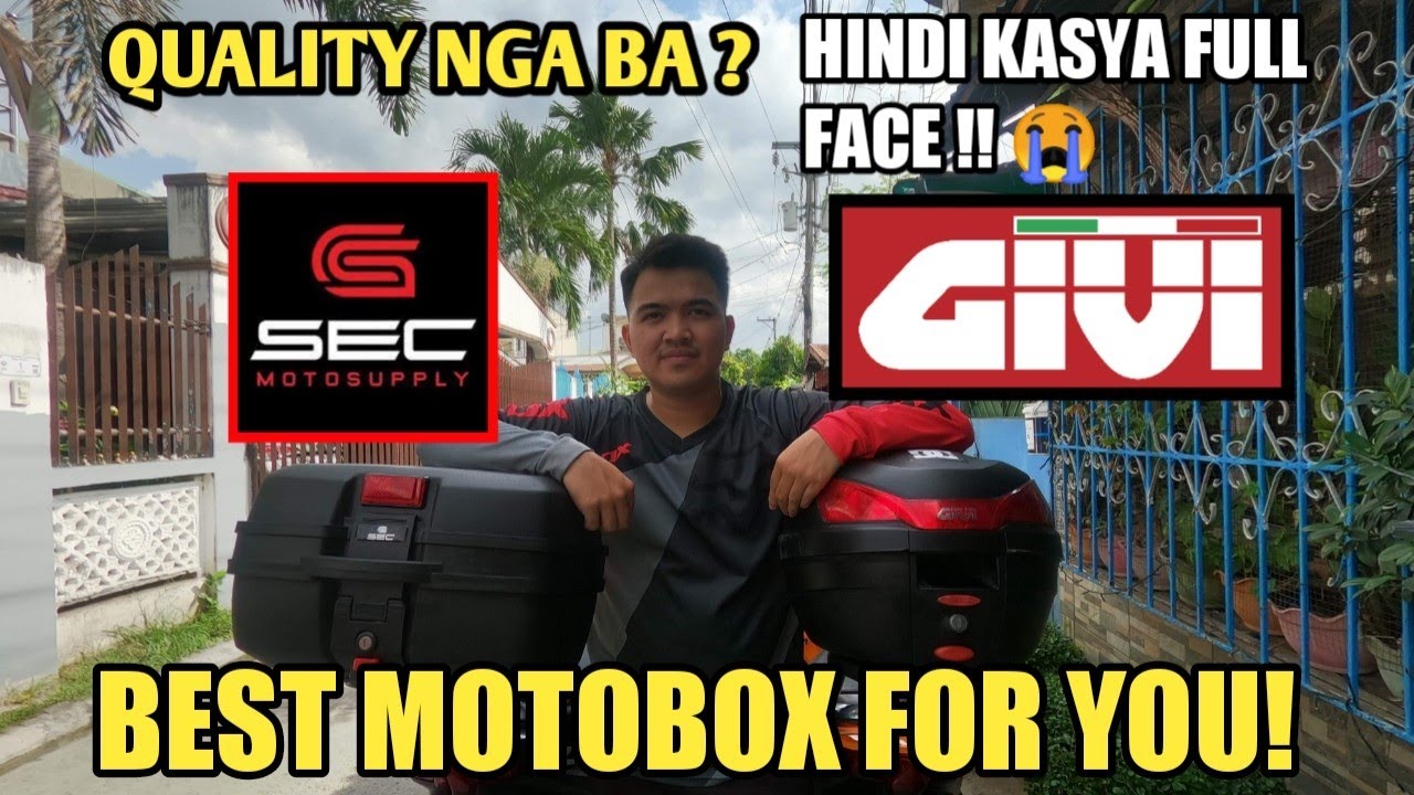 SEC 32L Box vs GIVI Box (Which one is better?) - YouTube
