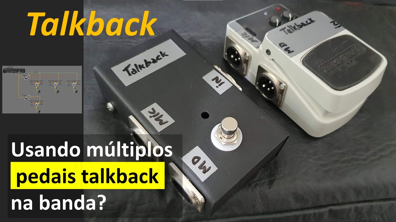 Mais de um pedal de Talkback na banda? Entenda as vantagens! - YouTube
